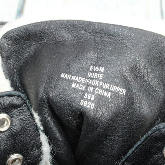 Indigo | Shoes | Indigo Rd Iririe Black Leather Lace Up Round Toe Ankle ...